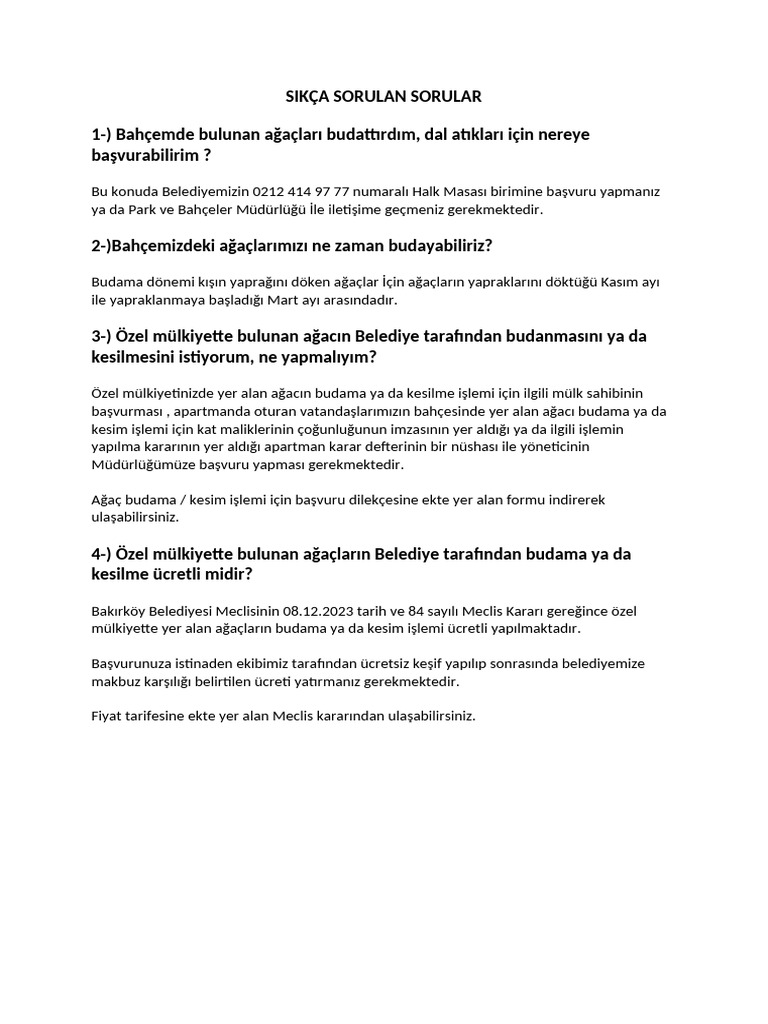 Sik Sorulan Sorular | PDF