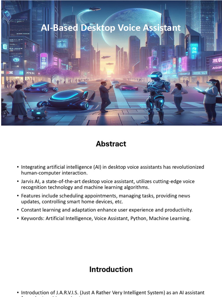 AI-Based Desktop Voice Assistant 1 (2) | PDF | Speech Recognition | Artificial Intelligence