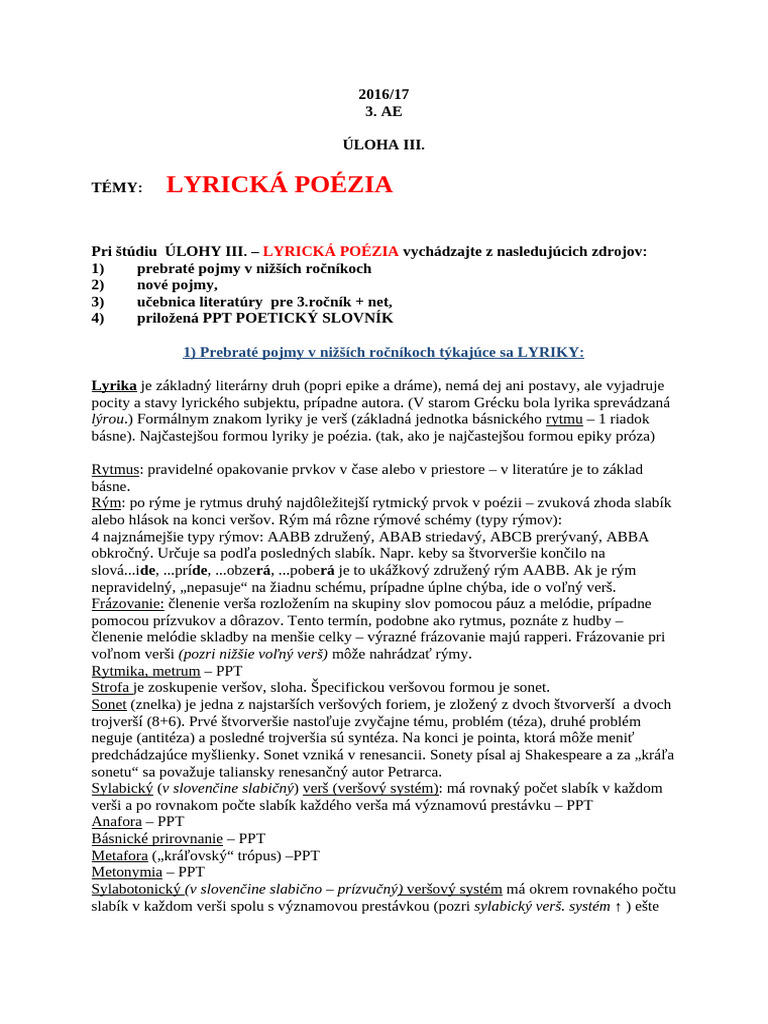 Lyrika | PDF