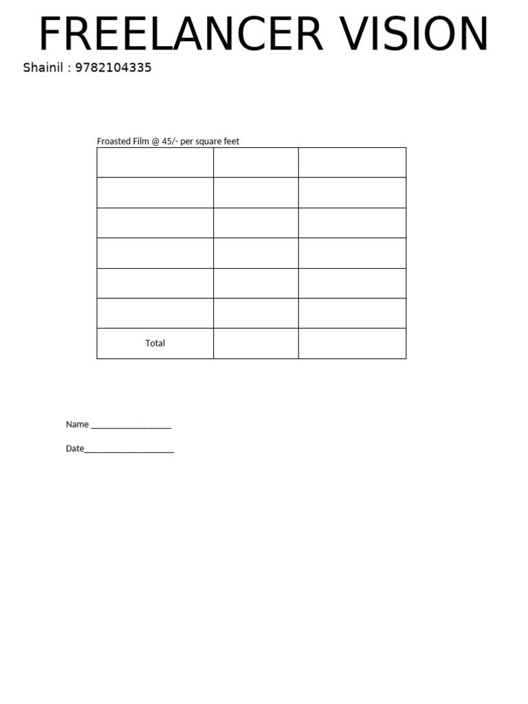 Froasted Film Shainil | PDF