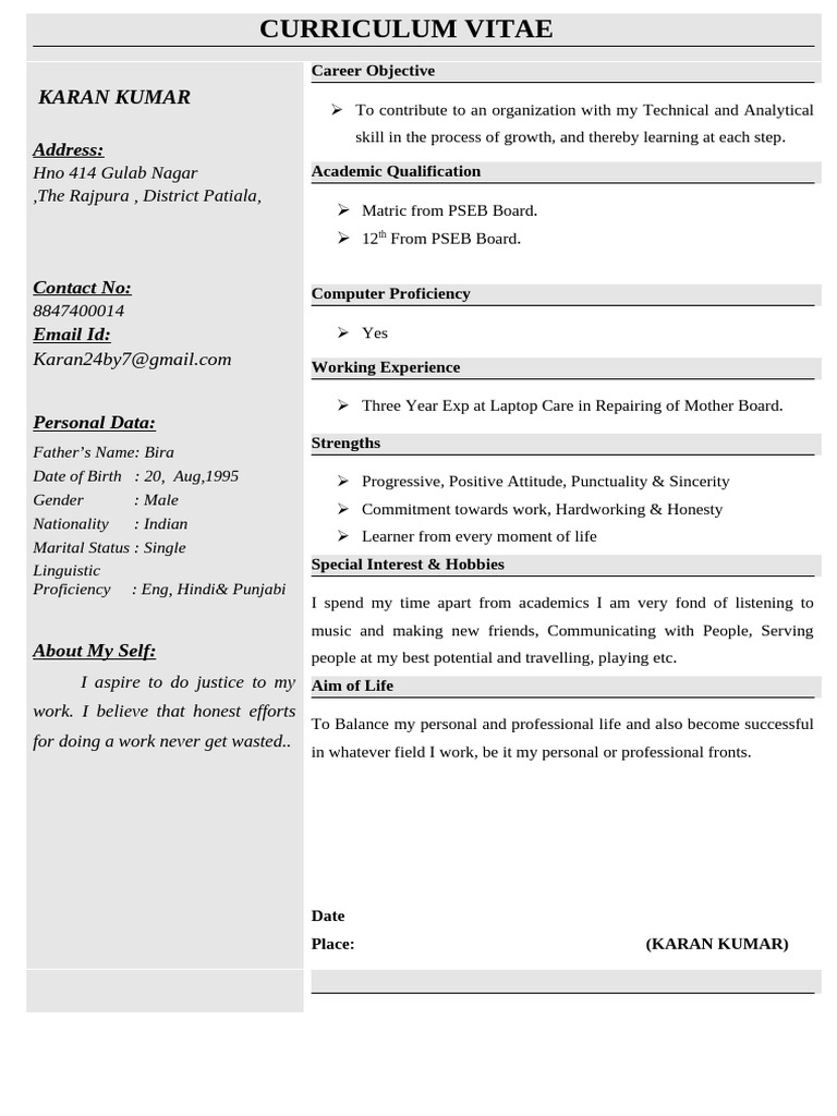 Karan Resume | PDF
