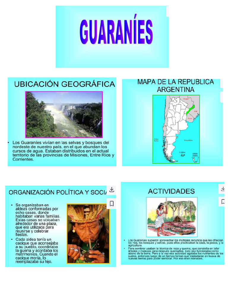 Los Guaraníes 2° Año | PDF