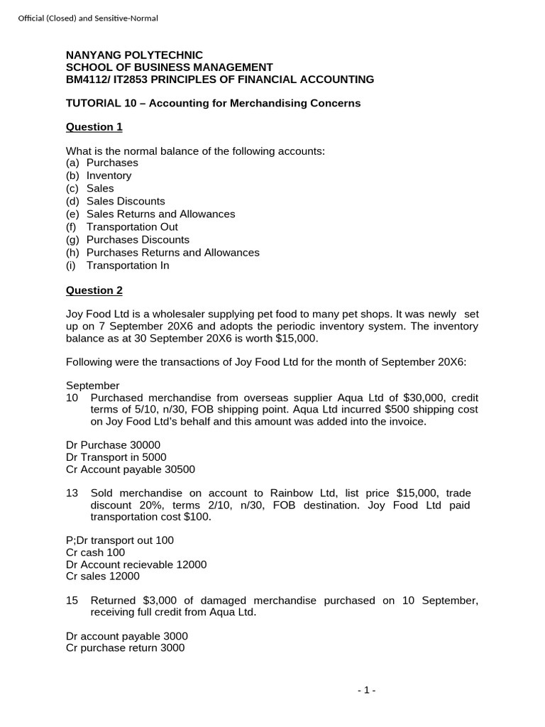 Poa10 | PDF | Accounts Payable | Business