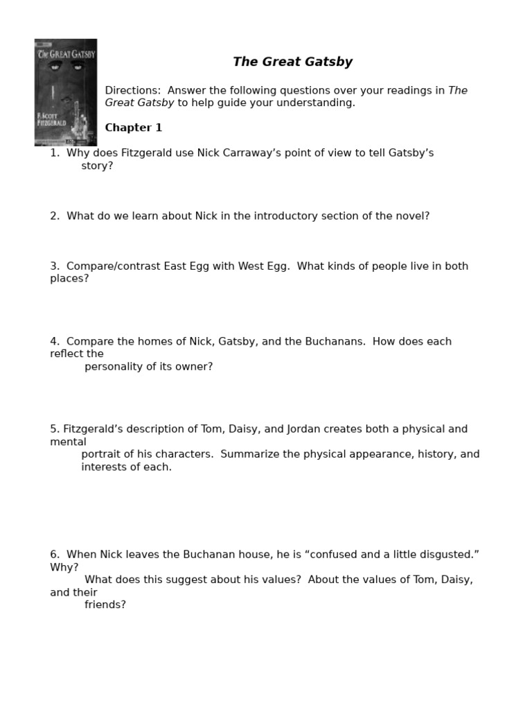 The Great Gatsby | PDF