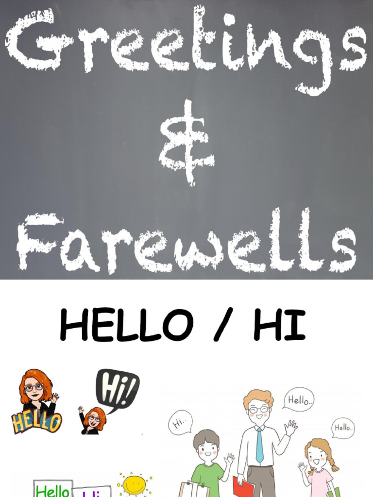 Greeting and Farewells | PDF