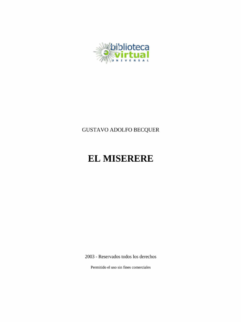 El Miserere | PDF