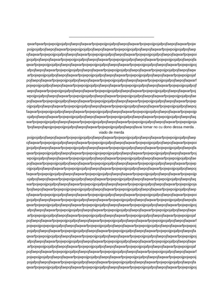 Caralho de Site de Bosta PQP KKKK | PDF