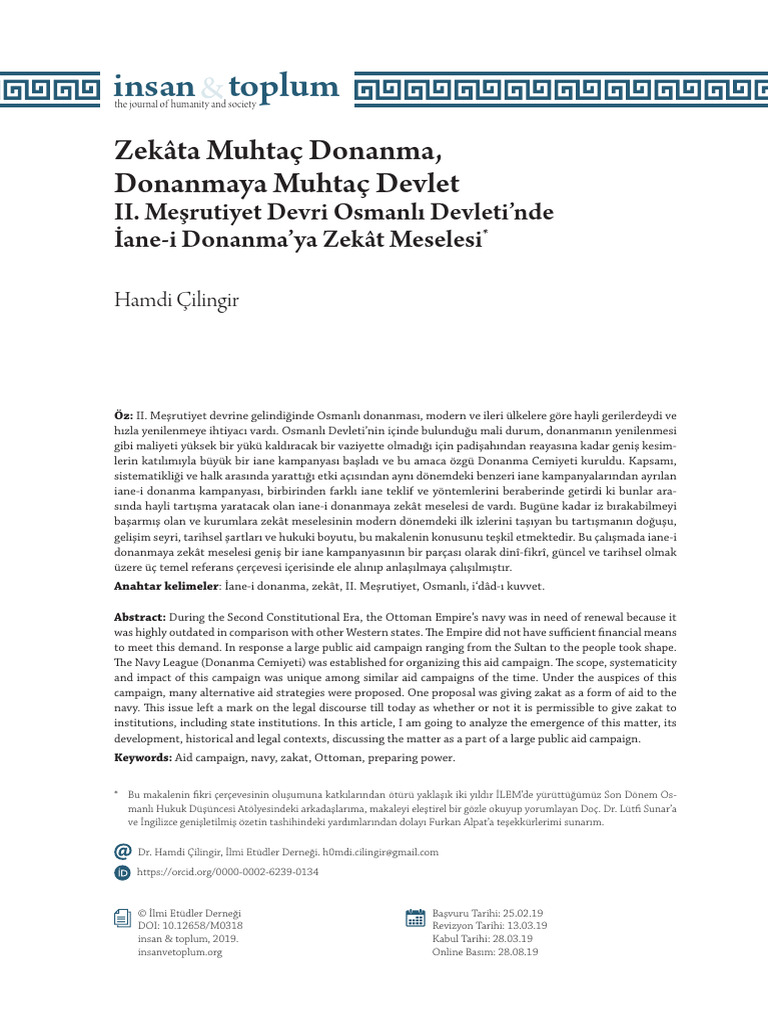 Zek Ta Muhta Donanma, Donanmaya Muhta Devlet II. Me Rutiyet Devri ...