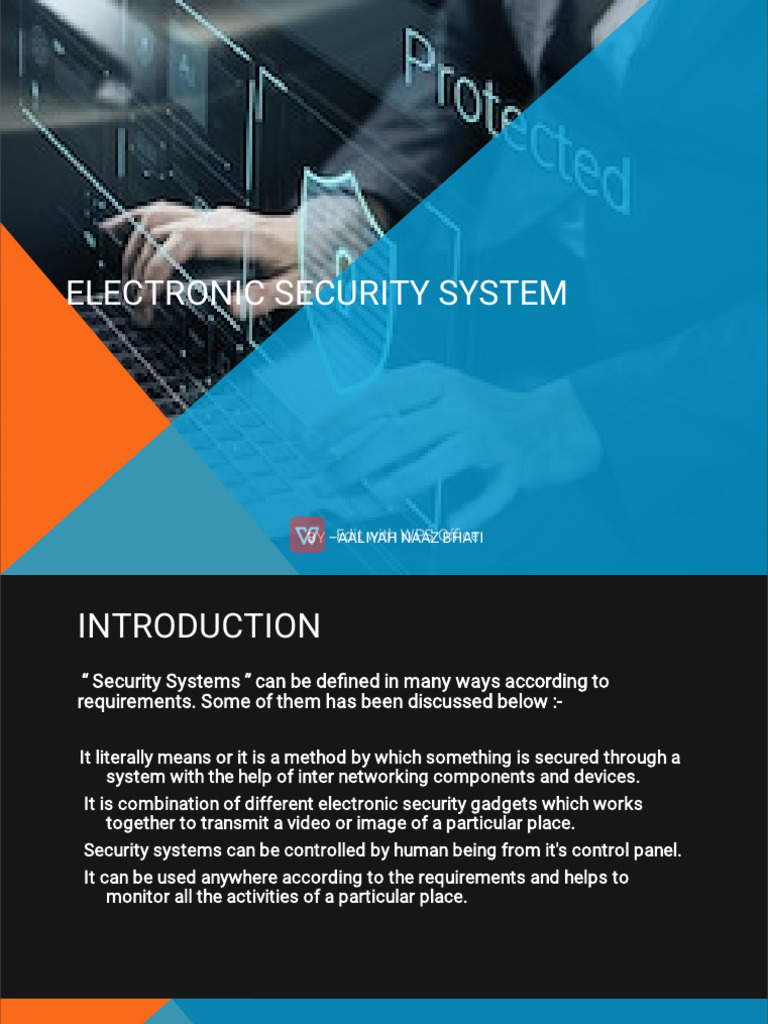 Electronic Security System_115550 | PDF