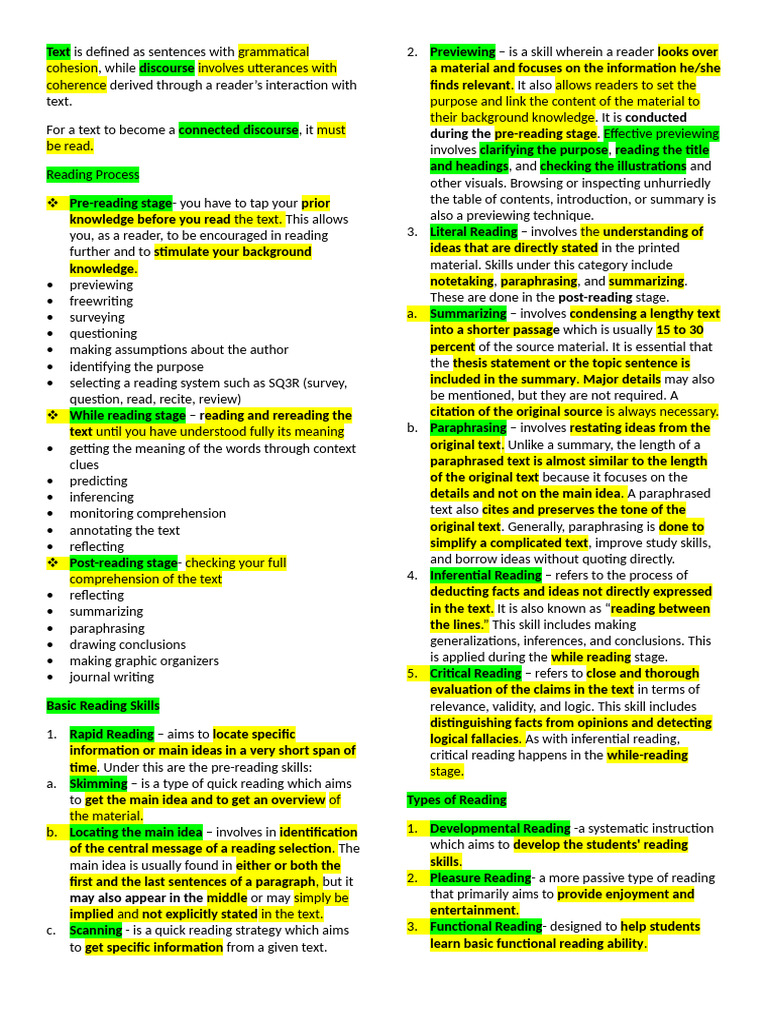 Reading-and-Writing (1) | PDF | Essays | Inference