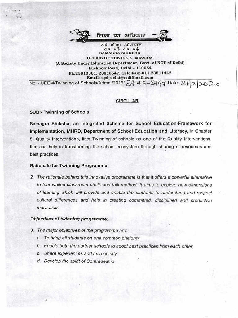 Twinningschools | PDF