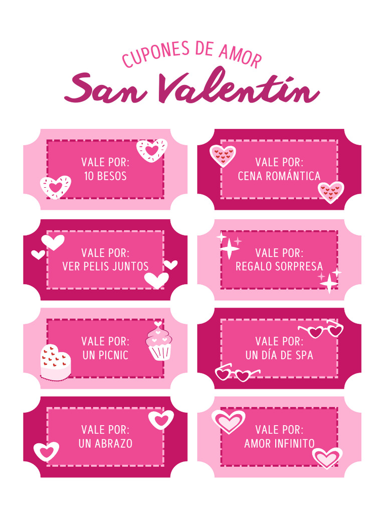 Cupones San Valentin-8 | PDF