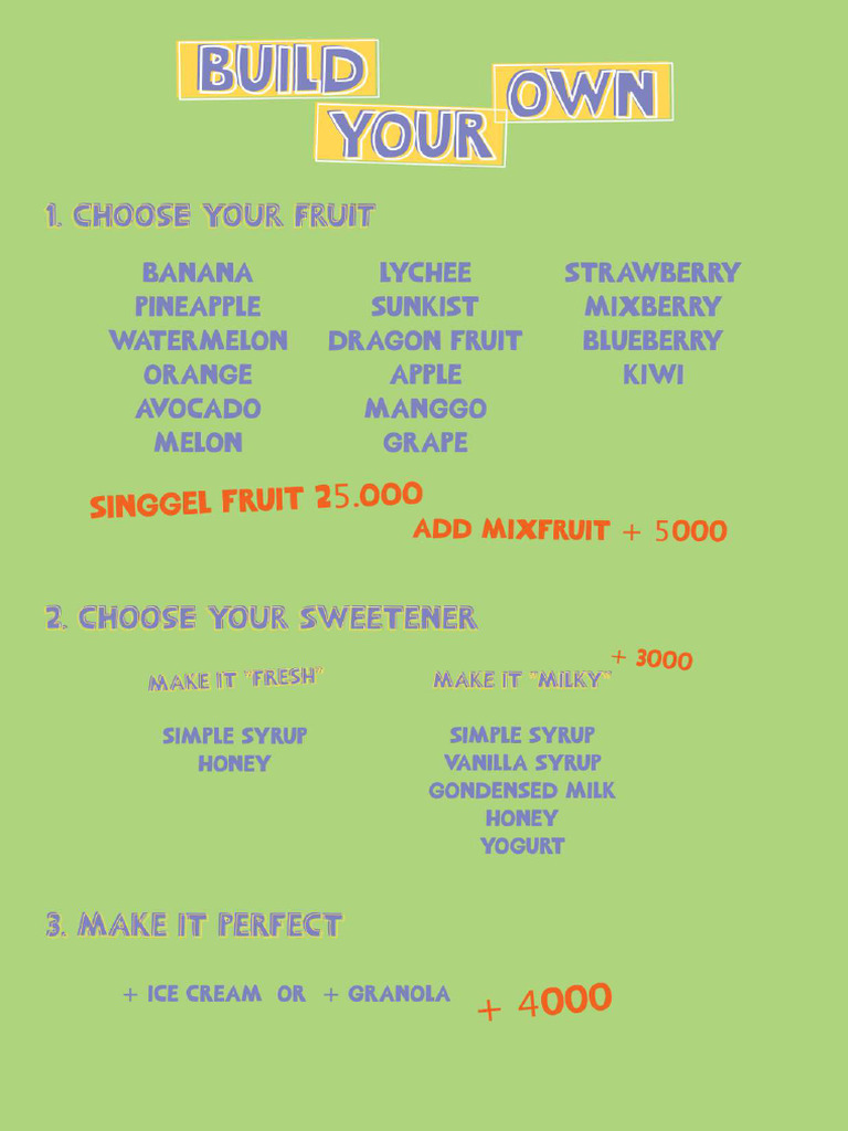 SS Menu | PDF