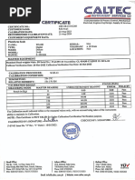 Calibration Certificate Template | PDF