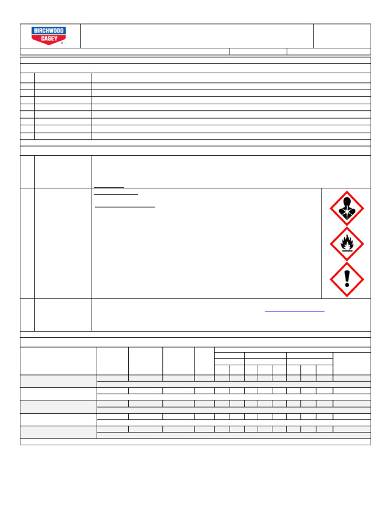 Anchor Lacquer Spray Paint SDS | PDF | Toxicity | Firefighting