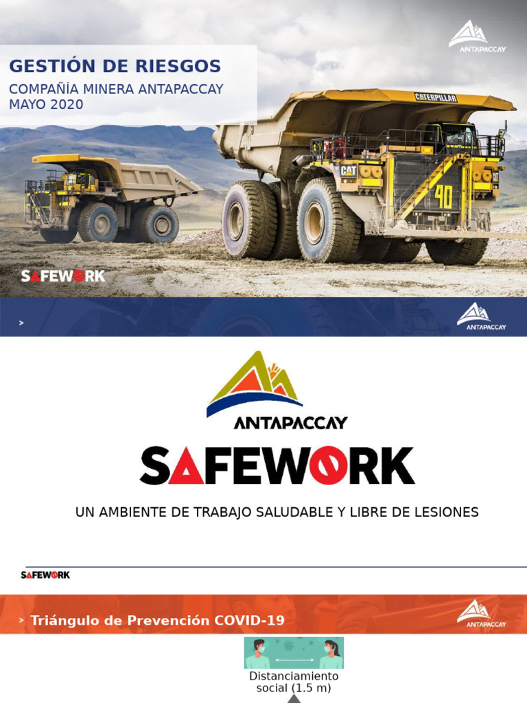 Gestión de Riesgos en Antapaccay | PDF | Riesgo | Evaluación de riesgos