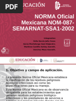 Norma Oficial Mexicana Nom 087 Ecol Ssa1 2002 | PDF | Residuos ...