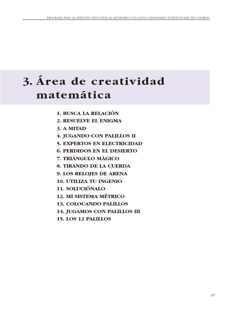 Creatividad Matemática EP | PDF | Creatividad