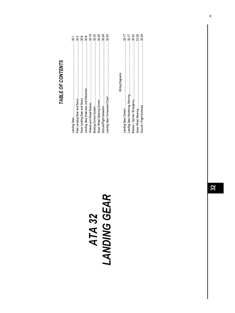 ata 32-1_250130_211204 | PDF | Landing Gear | Valve