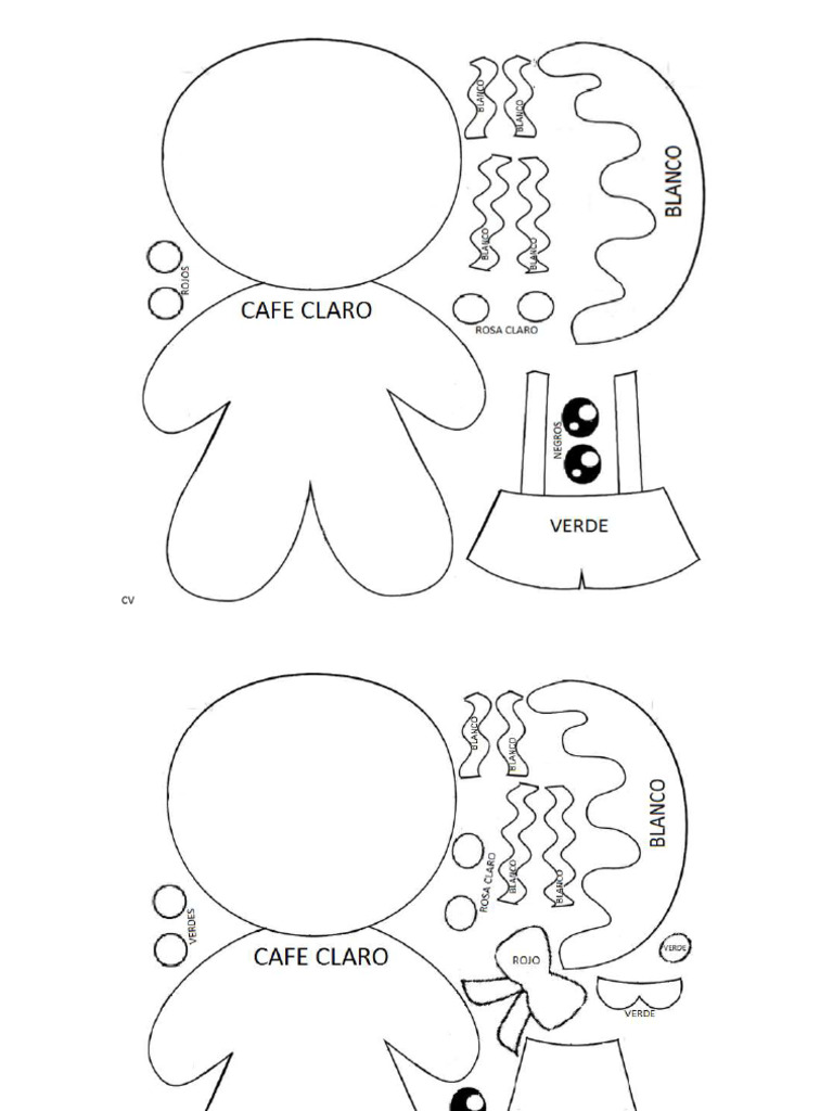 Moldes de Galletita de Jengibre | PDF