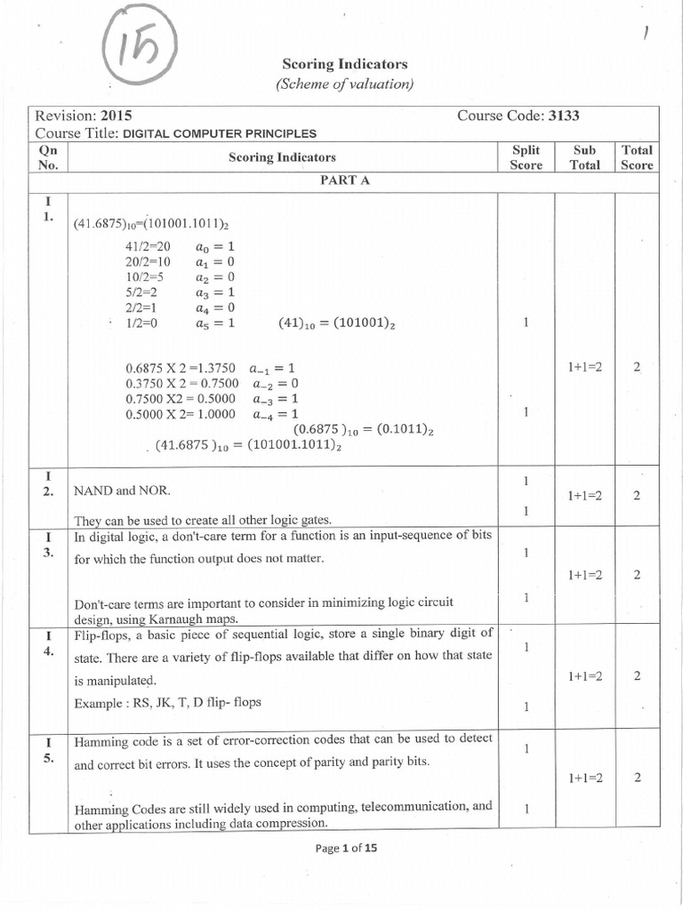 DCP Answer Key April 2019 | PDF