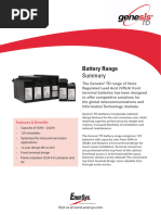 Enersys Selection Guide | PDF | Battery Charger | Rechargeable Battery