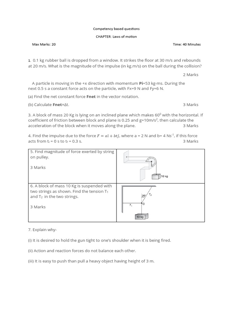 CBQ Laws of Motion | PDF