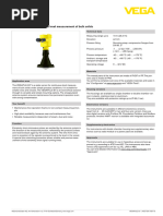 VEGAPULS C 21 Radar Sensor Datasheet | PDF | Radar | Equipment