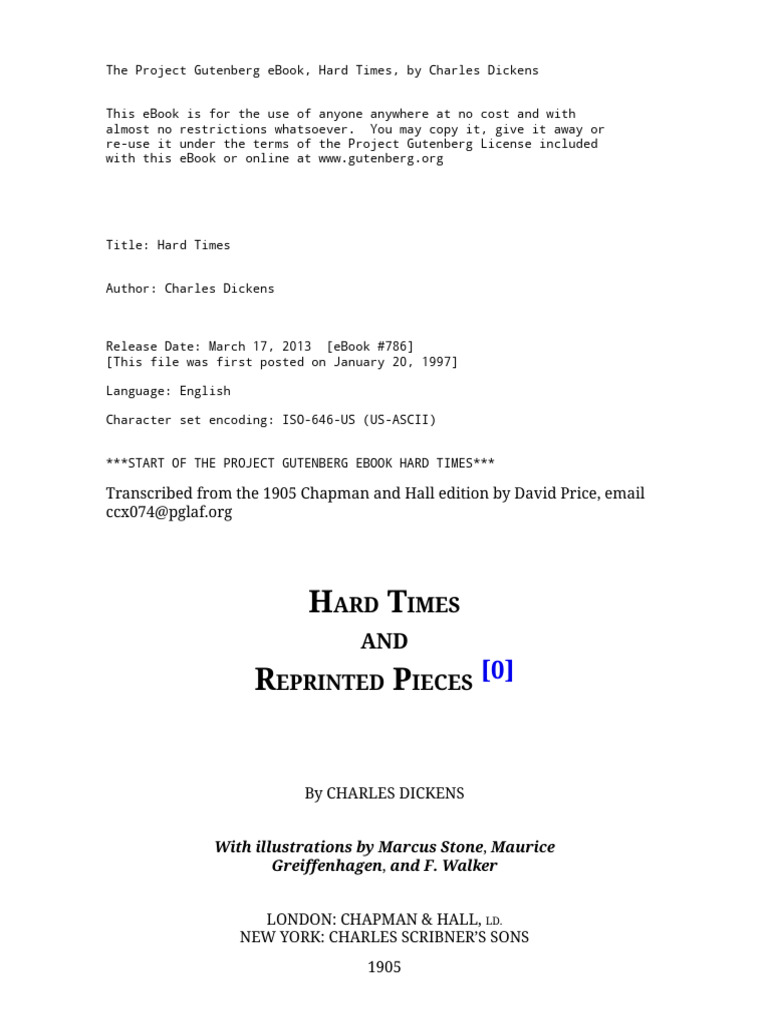 Hard Times | PDF