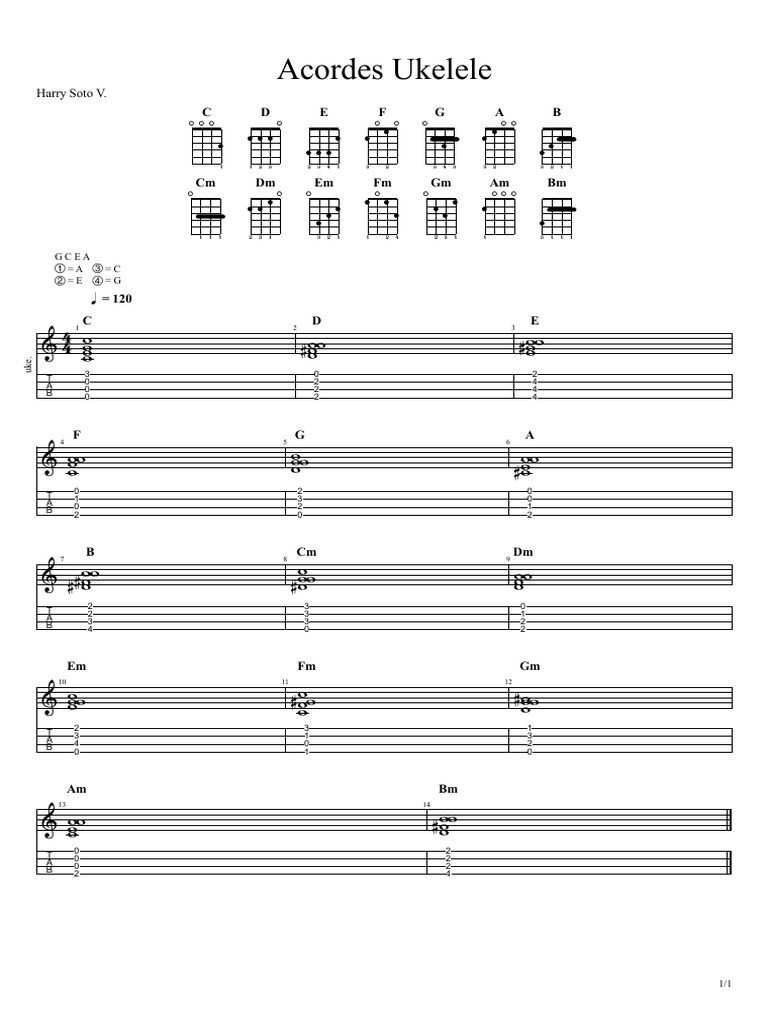Acordes Ukelele | PDF