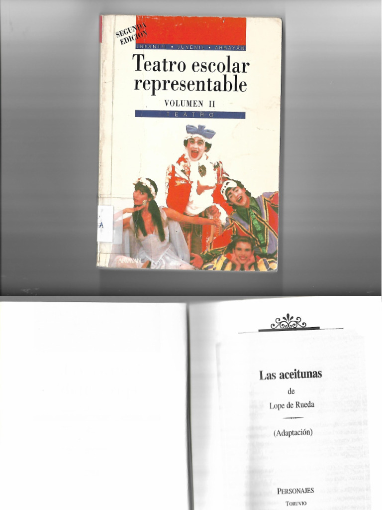 Teatro Escolar Representable Volumen II | PDF