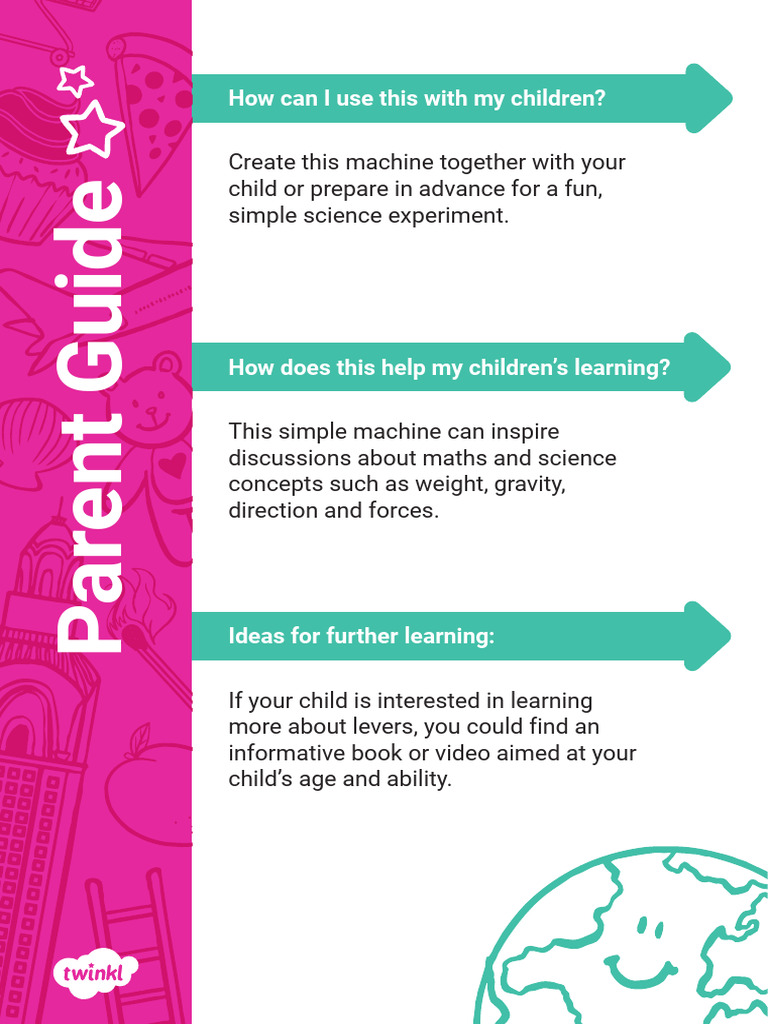 Simple Machines Levers Activity - Ver - 1 | PDF | Lever | Machines