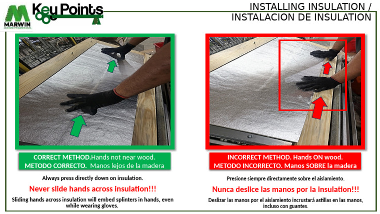 Key Point-Insulation Install Warning | PDF