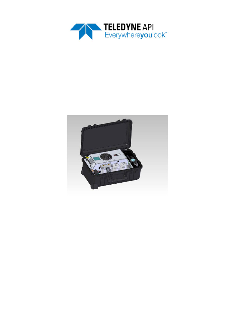 07773B - 751H Operation Manual | PDF | Gases | Transparent Materials