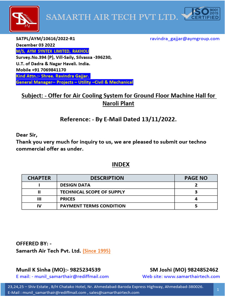 Samarth | PDF | Manufactured Goods | Mechanical Engineering