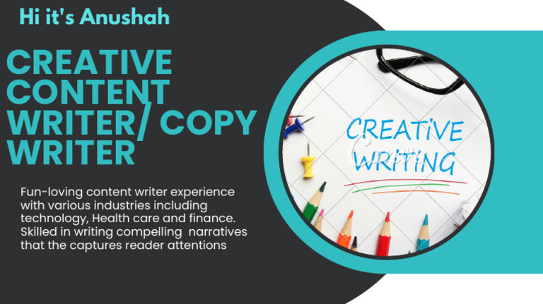 Creative Content writer copy writer | PDF