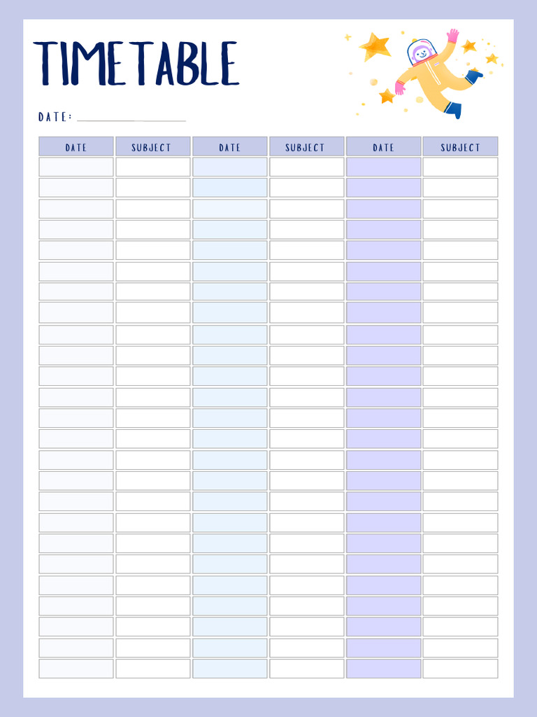 Boards Timetable | PDF