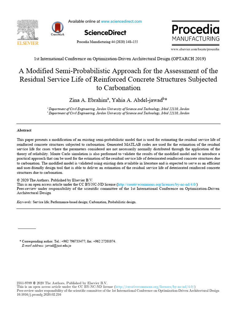 A Modified Semi-Probabilistic Approach For The Assessment of The ...