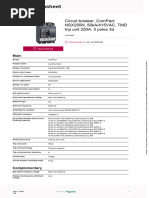 Product Data Sheet: Circuit Breaker Compact Nsx630H, 70 Ka at 415 Vac ...