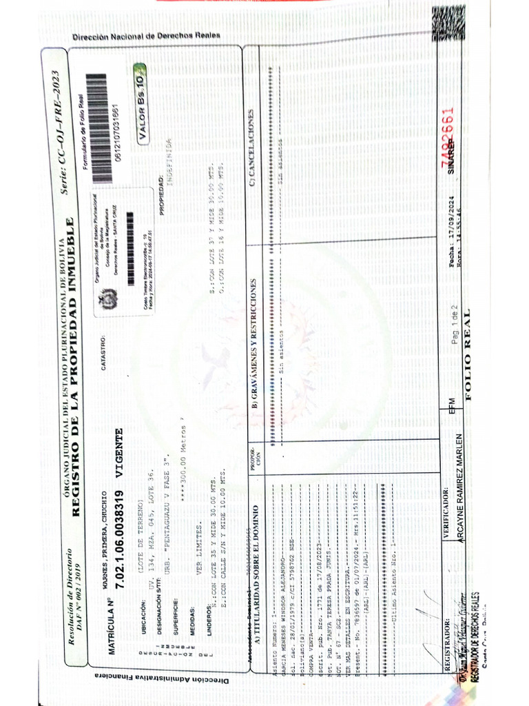 Folio Real | PDF