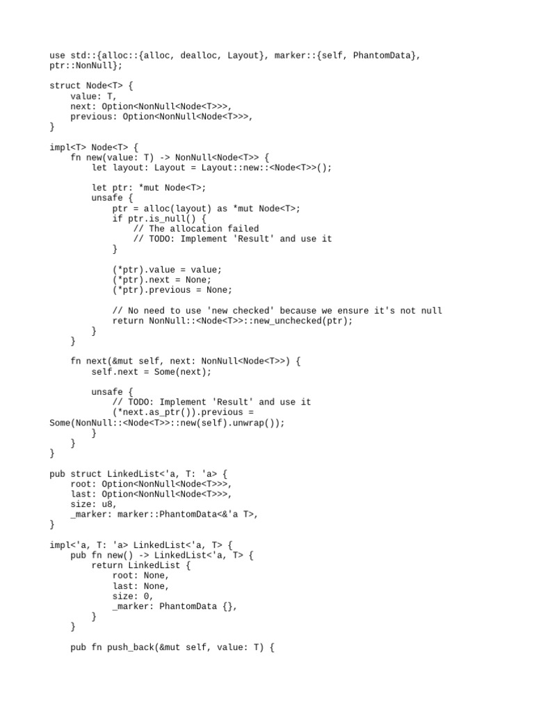 linked_list | PDF | Computer Programming | Software Engineering linked_list | PDF | Computer Programming | Software Engineering