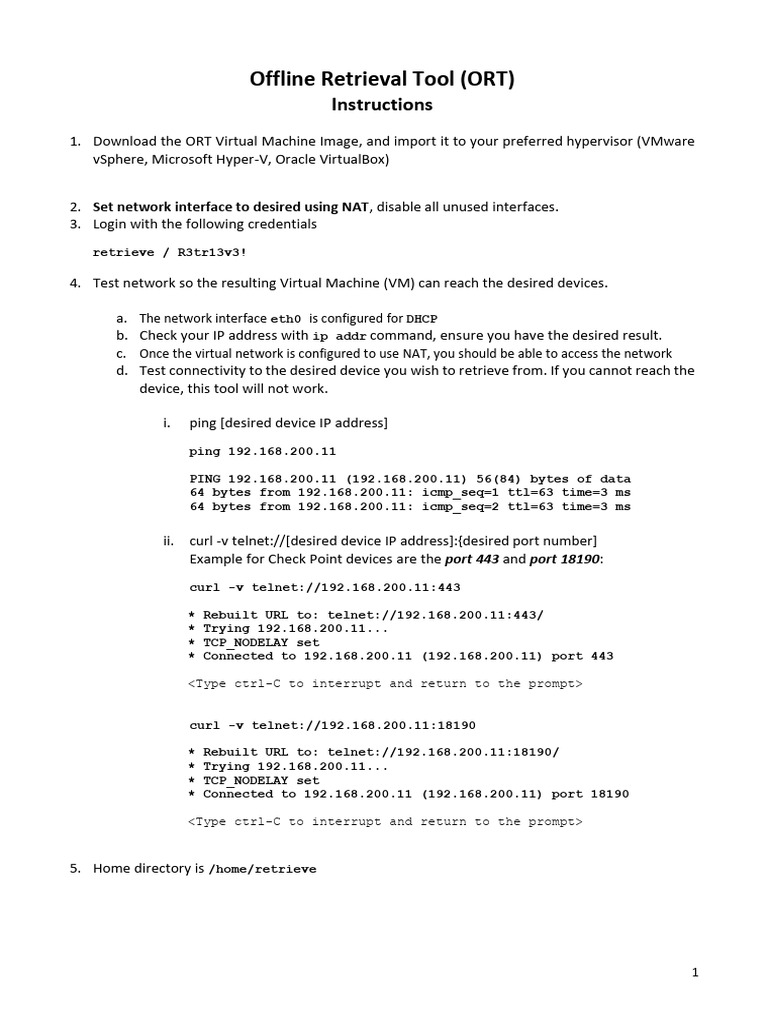 Offline Retrieval Tool Instructions | PDF | Computer File | Directory ...