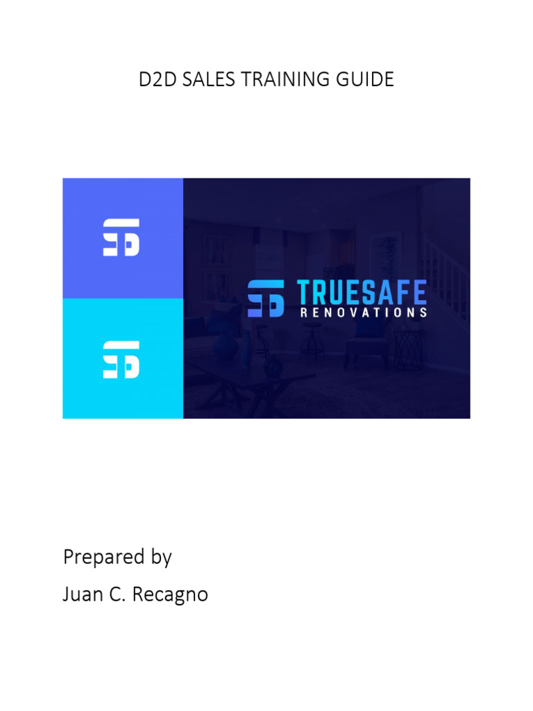 d2d Sales Training Guide | PDF | Ventas | Business