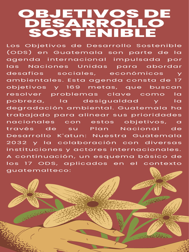 ODS GUATEMALA | PDF | Sustentabilidad | Agua
