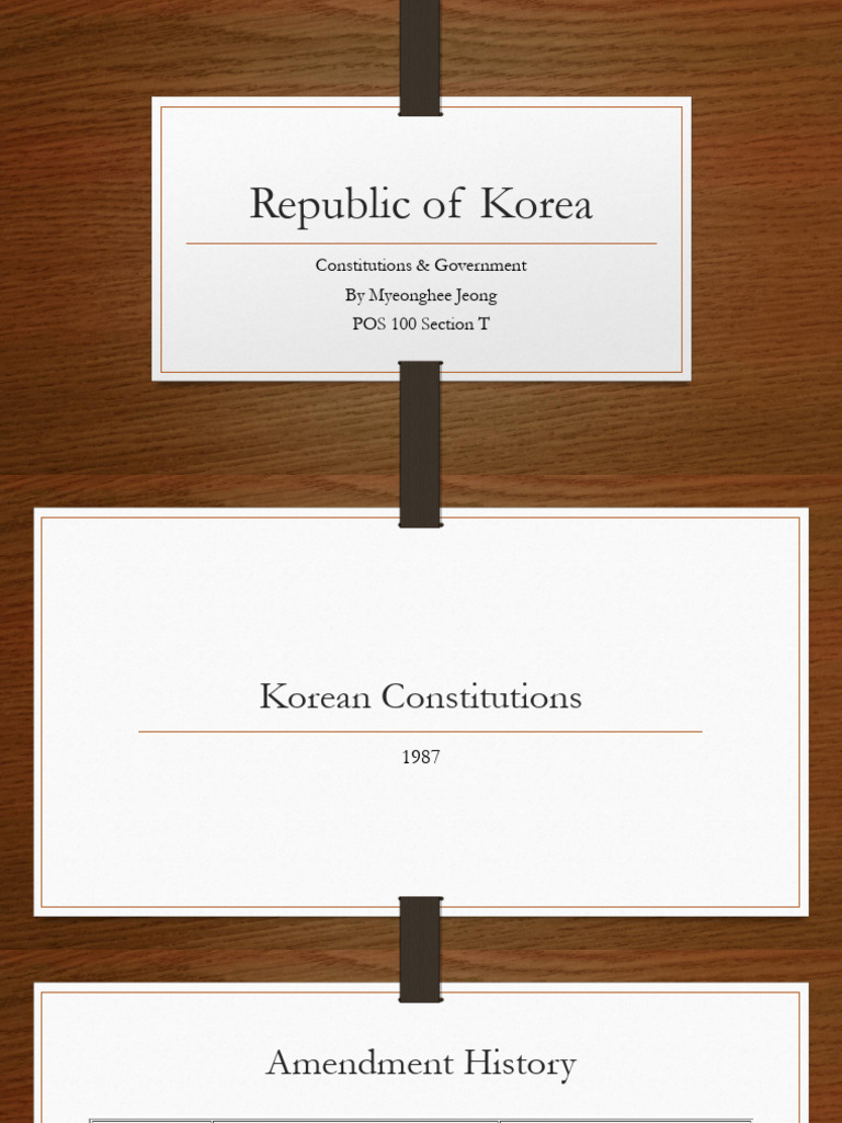 Korean Constitution and Government 2019 | PDF | Impeachment ...