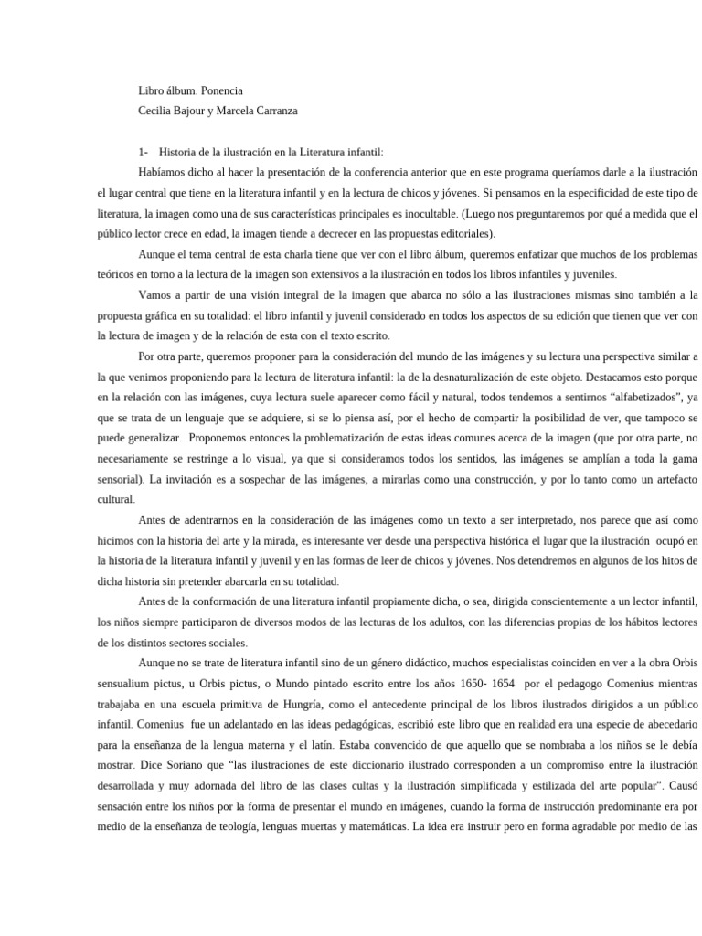 Conferencia Libro Album VD | PDF | Literatura infantil | Lewis Carroll