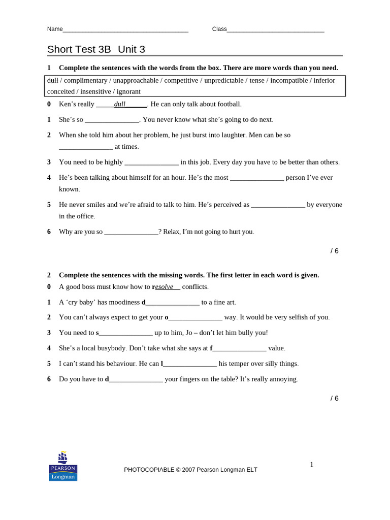 English Language Test Prep | PDF