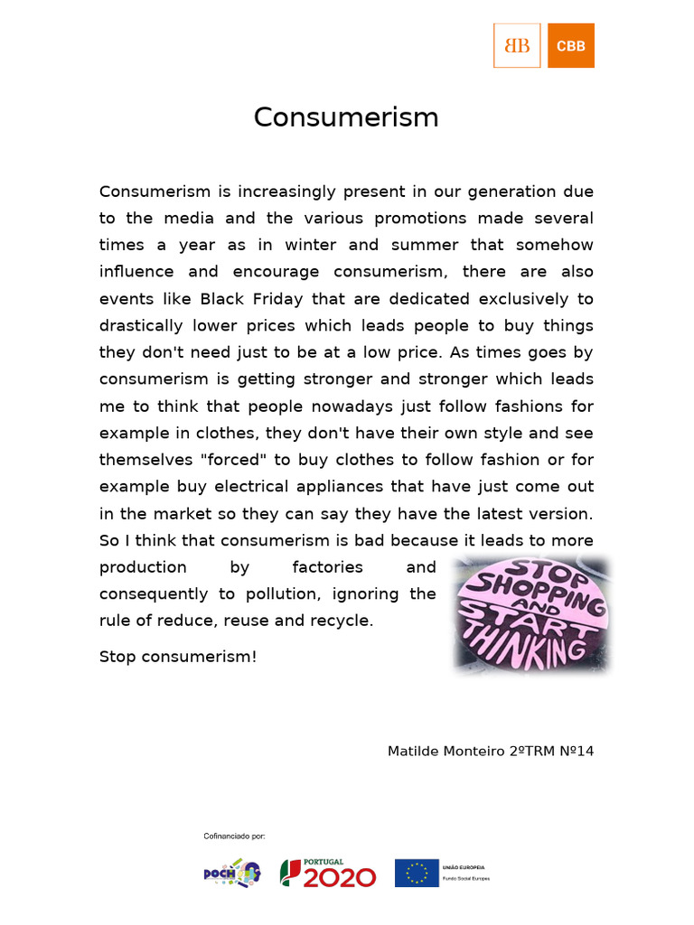 Consumerism | PDF
