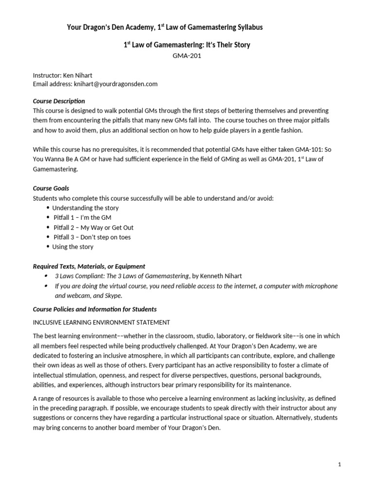 GMA-201 Syllabus | PDF | Academic Integrity | Learning