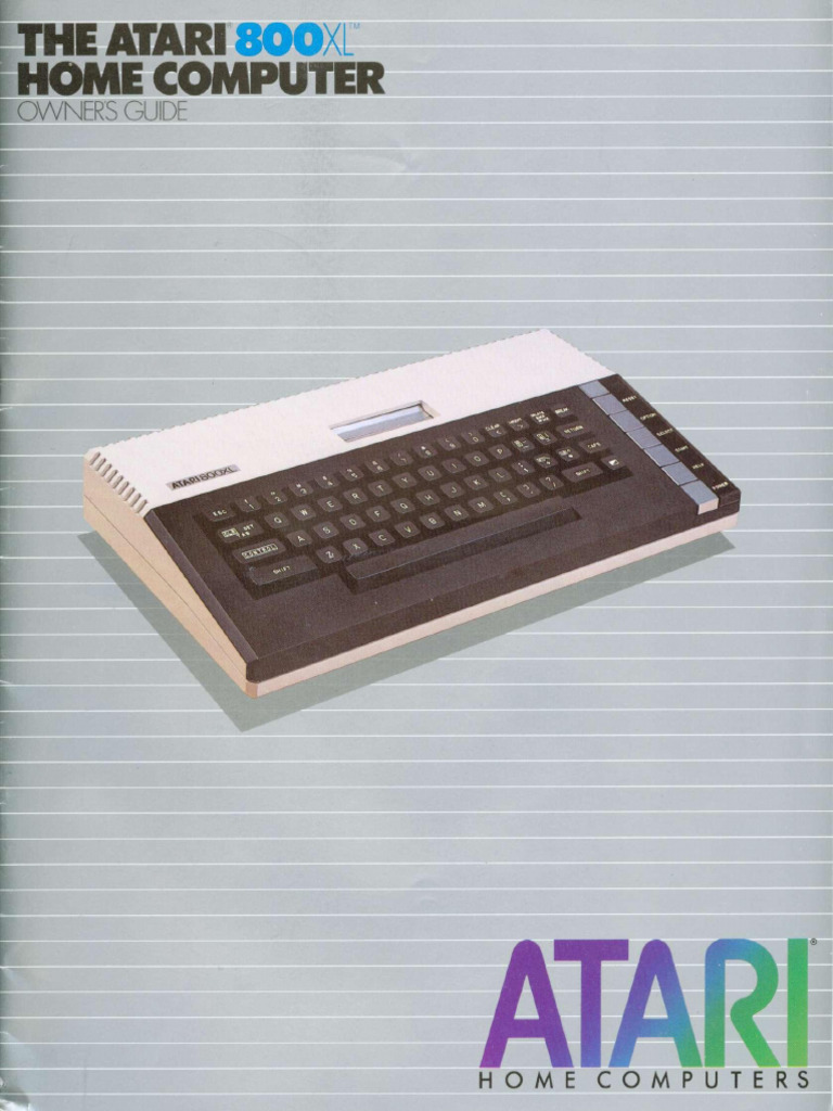 Atari 800xl Computer Owners Guide | PDF